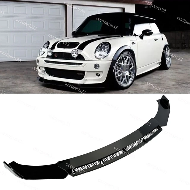 GLOSSY FOR MINI Cooper R53 R55 R56 Front Bumper Spoiler Lip Body Kit ...