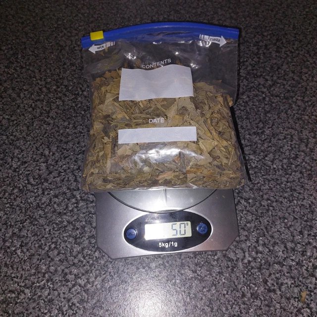 DRIED CASSAVA LEAF Ewe Ege manioc mufarinya pondu 50 grams £9.50 ...