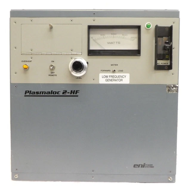 ENI PL-2HF-11451-55 LF RF Generator Plasmaloc 2-HF 27-00196-00 Tested ...