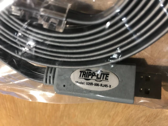 TRIPP LITE U209-006-RJ45-X USB Type-A to RJ45 Cisco Serial Rollover ...