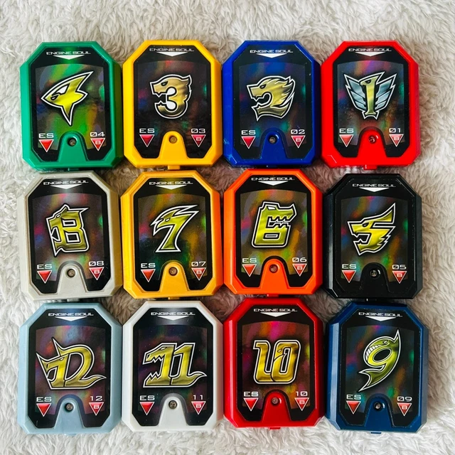 JUEGO COMPLETO BANDAI Japan DX Power Rangers RPM Super Sentai Go-Onger ...