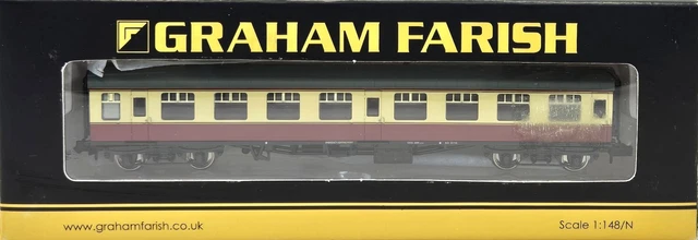 GRAHAM FARISH 374-010C Mk1 SO Second Open Coach E4260 in BR Crimson ...