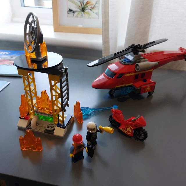 LEGO CITY FIRE: elicottero antincendio (60281) completo al 100% di ...