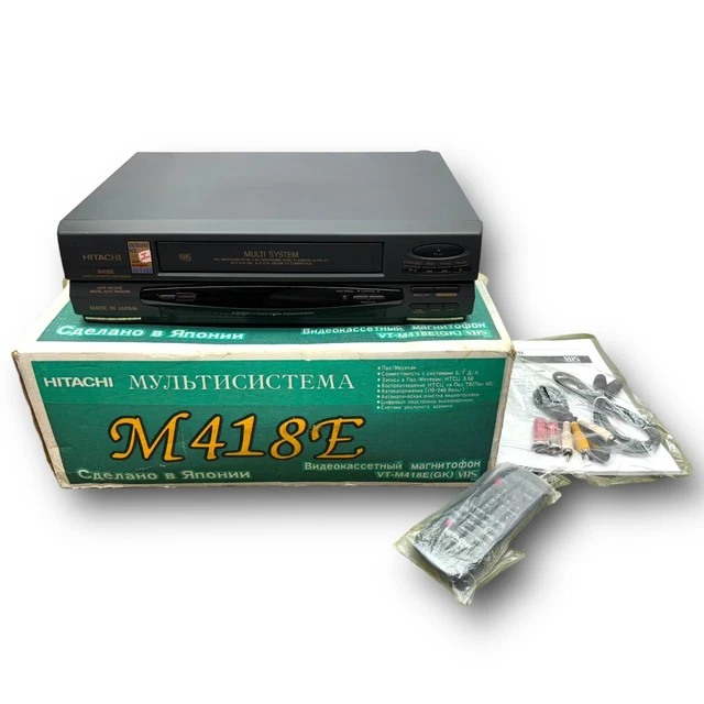 BRAND NEW HITACHI M-418E VHS Video Cassette Recorder VCR Japan £3.42 ...