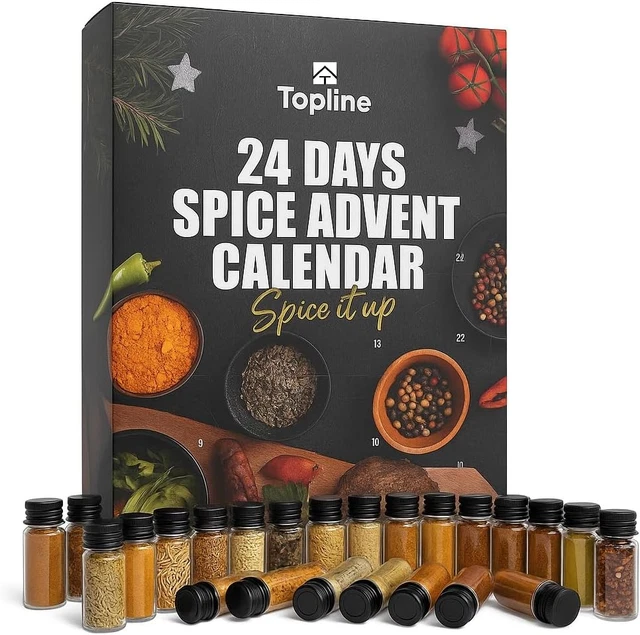 TOPLINE SPICE ADVENT Calendar 2025-24 Seasoning Mixed Herbs and Spices ...