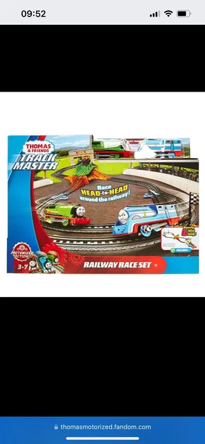TOMY TRACKMASTER TRAIN Set Thomas And Friends Race Day £28.80 - PicClick UK