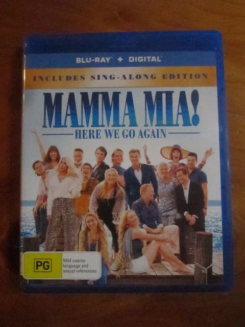DVD BLU-RAY MAMMA Mia Here We Go Again Sing-Along Edition Great **** Must See EUR 3,66 - PicClick FR