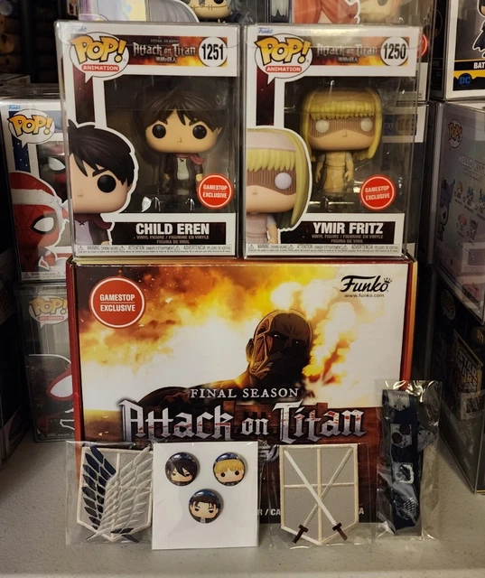 FUNKO BOX ATTACK on Titan Final Season Collector Box GameStop Exclusive ...