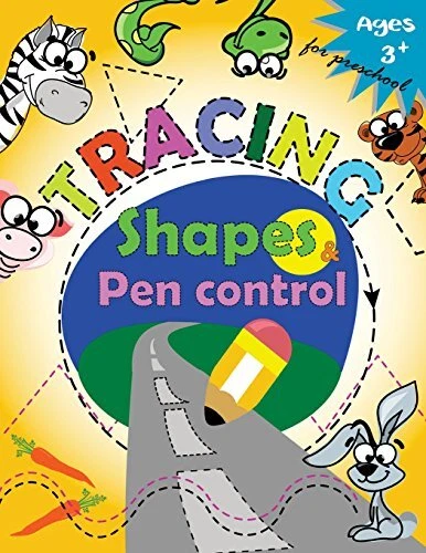 TRACING SHAPES & Pen control for Preschool: Kindergarten Tracing ...
