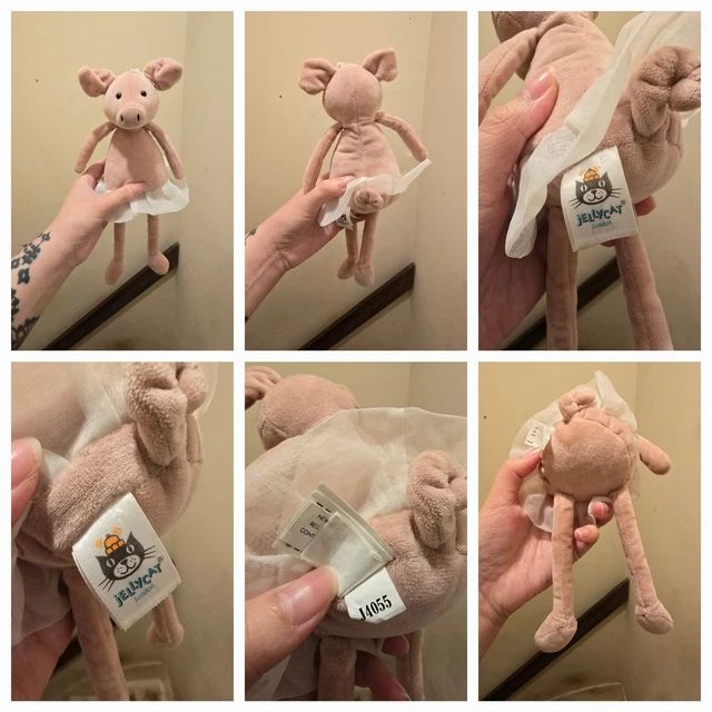 JELLYCAT SMALL DANCING Darcy Pig £17.00 - PicClick UK