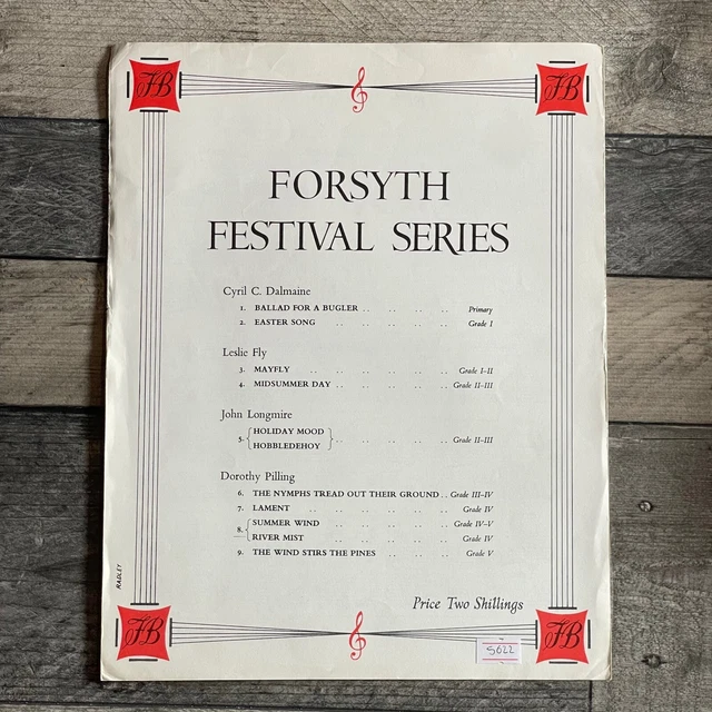 FORSYTH FESTIVAL SERIES Piano Sheet Music Forsyth Brothers Ltd £2.65 ...