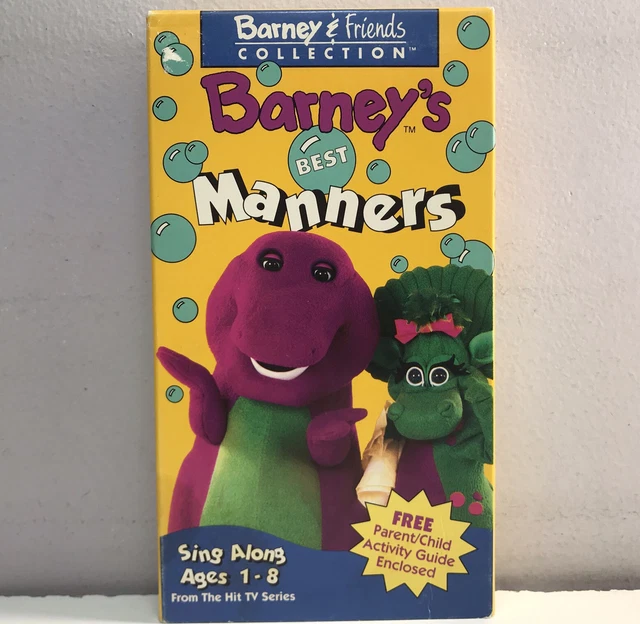 BARNEY FRIENDS COLLECTION Best Manners VHS Video Tape BUY 2 GET 1 FREE ...