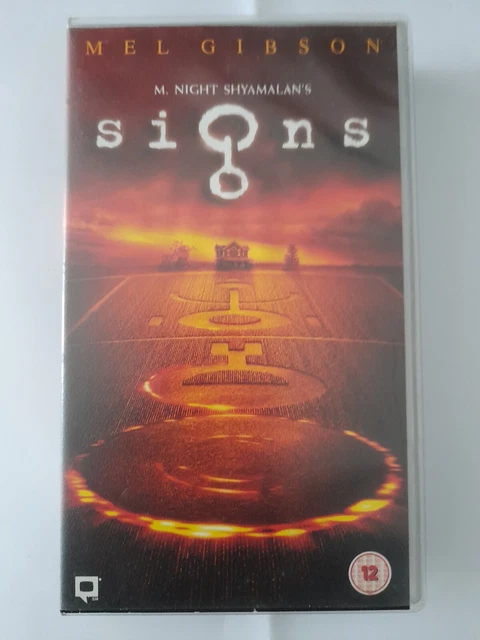 SIGNS - VHS Video Tape, 2003 - Mel Gibson- VGC £2.57 - PicClick UK