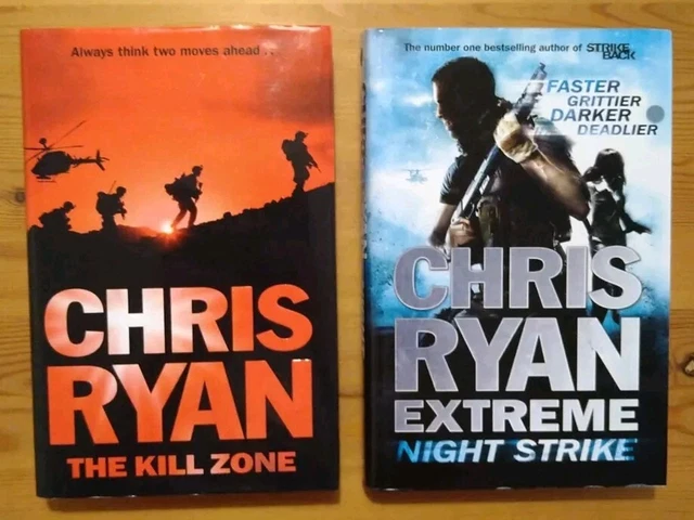BUNDLE ROMANS CHRIS Ryan The Kill Zone & Extreme Night Strike Hardbacks ...