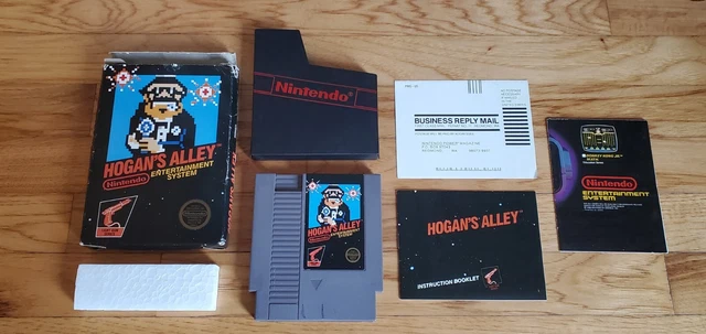 HOGAN'S ALLEY NINTENDO NES Hangtab boîte noire 5 vis autocollant mat ...
