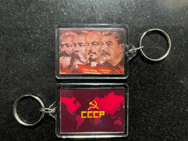 CCCP SOVIET COMMUNIST Stalin Lennon Marx Hammer Sickle 5.0cm By 3.5cm ...