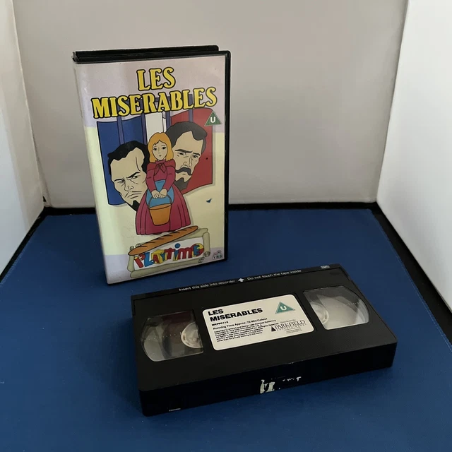 LES MISERABLES VHS Playtime Cartoon Animated Video Tape U £8.50 ...