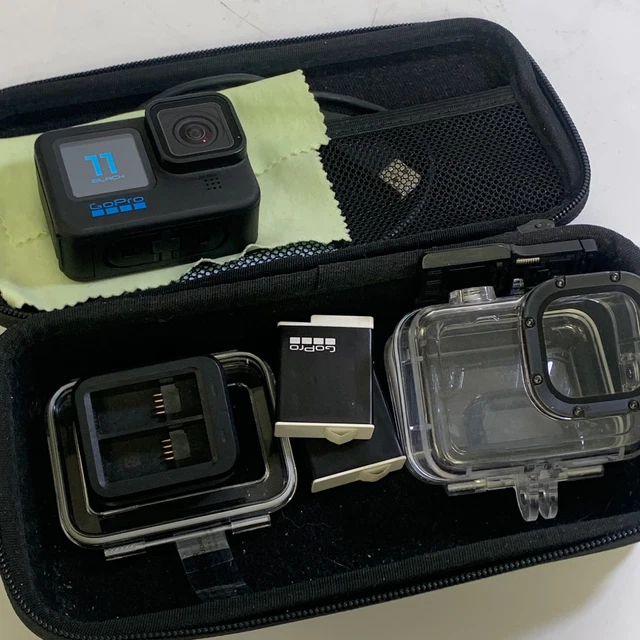GOPRO HERO11 BLACK 5.7K UHD Action Camera - spare batteries, charger ...