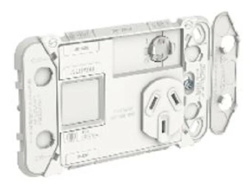 CLIPSAL ICONIC SINGLE SWITCH SOCKET OUTLET GRID 10A Extra Switch ...