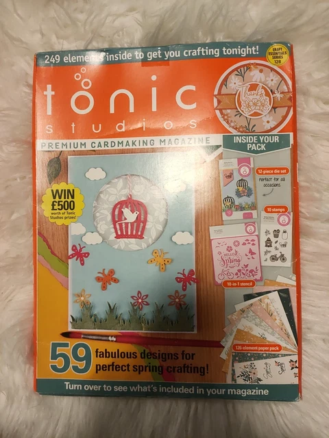NEW TONIC STUDIOS CARDMAKING BOX Craft VOL 16 - WITH STAMPS, DIES ...