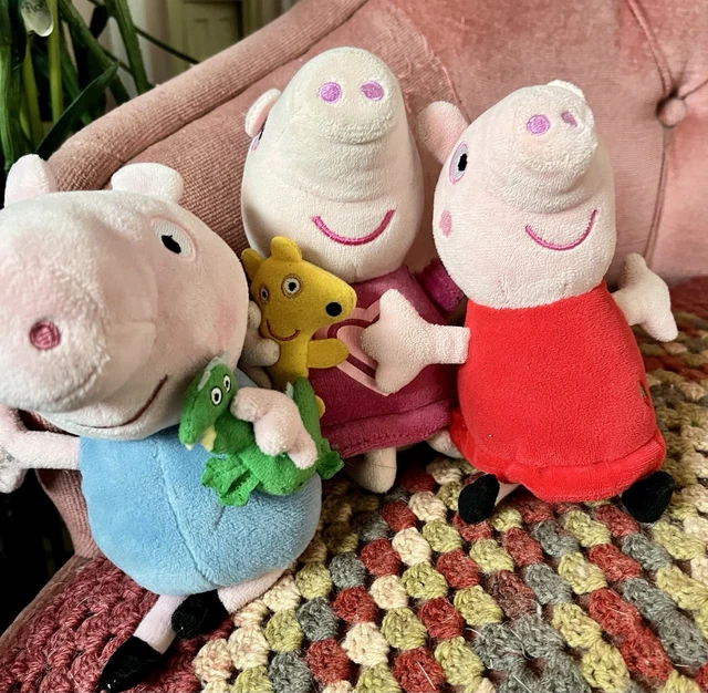 PEPPA PIG SOFT toy plush bundle George Peppa Job Lot X 3 Children’s ...