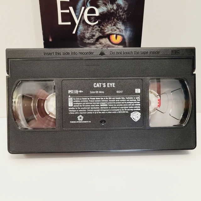 VTG STEPHEN KINGS Cat's Eye Rare VHS Movie Tape £14.39 - PicClick UK