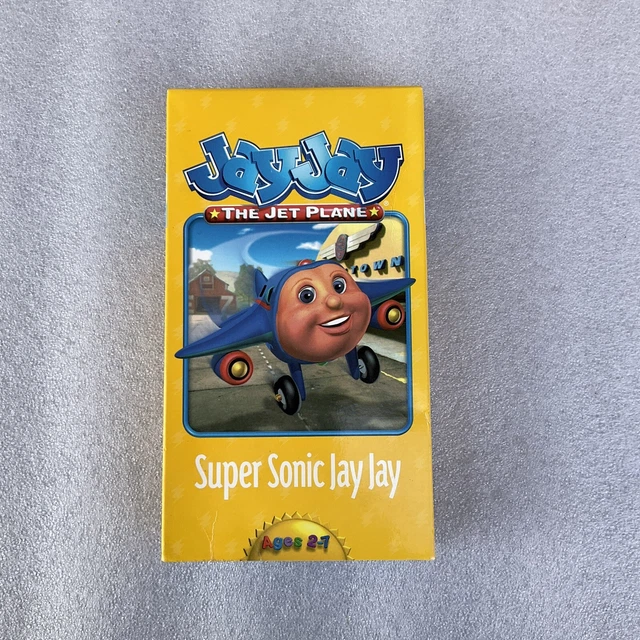 JAY JAY THE Jet Plane Super Sonic Jay Jay VHS Tape 1998 Kids Cartoon ...