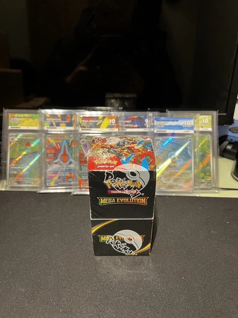 POKÉMON TCG MEGA Evolution Half Booster Box, 18 Packs - Brand New and ...