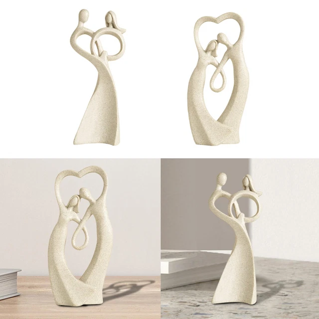 STATUE DE COUPLE Sculpture de couple Amoureux ensemble Statue d'amoureux en EUR 35,93 - PicClick FR