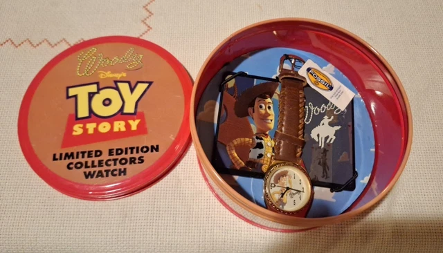 DISNEY TOY STORY Woody Fossil Limited Edition Collectors Watch Tin Box ...