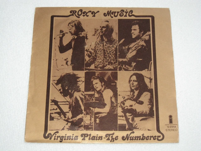 ROXY MUSIC VIRGINIA Plain Tres Rare Original Édition Espagnol 7" EUR 34 ...