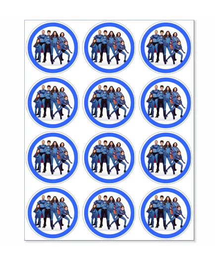 12 PRE-CUT EDIBLE The Thundermans Cupcake Toppers £1.75 - PicClick UK