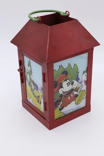 DISNEY CHRISTMAS LANTERN Mickey and Minnie's Tree Farm with Pluto £18. ...