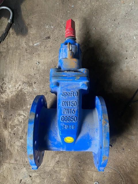 AAP 150MM, 6& Resilient Gate Valve Anti-Clockwise AppFlo DN150 PN16 ...