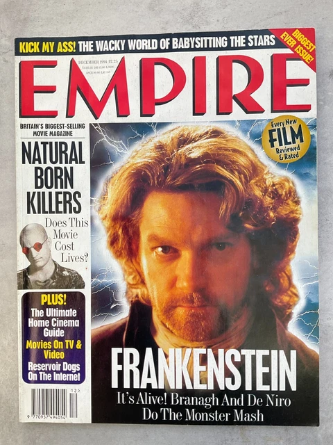 EMPIRE MAGAZINE #66 - December 1994 - Frankenstein, Dennis Quaid ...