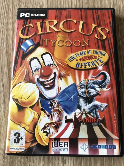JEU CIRCUS TYCOON Gestion De Cirque Pinder Pc Cd Rom Complet Français ...