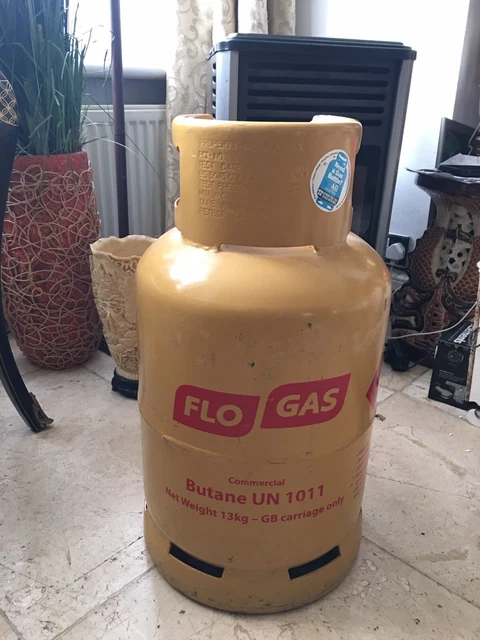 13KG FLO GAS FLOGAS BUTANE BOTTLE Empty £20.00 - PicClick UK
