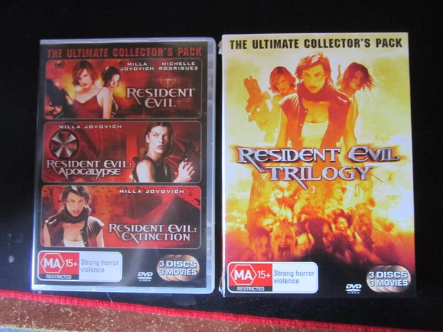 DVD RESIDENT Evil Trilogy Collector's Pack Great ** Must See **** EUR 1 ...