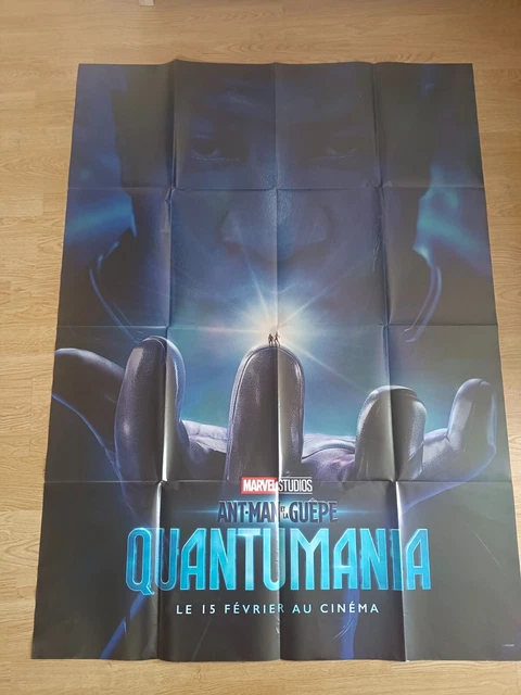 AFFICHE CINEMA ANTMAN ANT MAN ET LA GUEPE QUANTUMANIA 160x120 CM PLIE ...