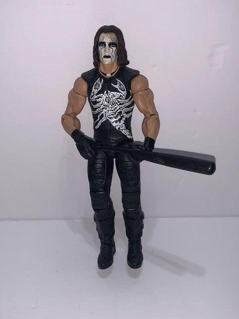 FIGURINE WWE DEFINING Moments Crow Sting 2014 Mattel Elite Series ...