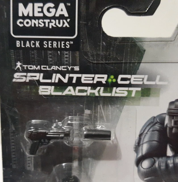 MEGA CONSTRUX SPLINTER Cell Blacklist Black Series Sam Fisher Mini ...