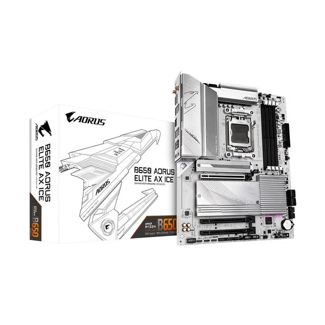 AORUS B650 AORUS ELITE AX ICE Socket Am5/B650/Ddr5/S-Ata 6Gb/S/Atx £210 ...