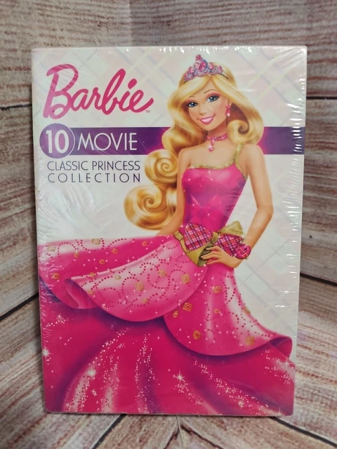 BARBIE 10-MOVIE CLASSIC Princess Collection DVD New Sealed Box Set Free ...