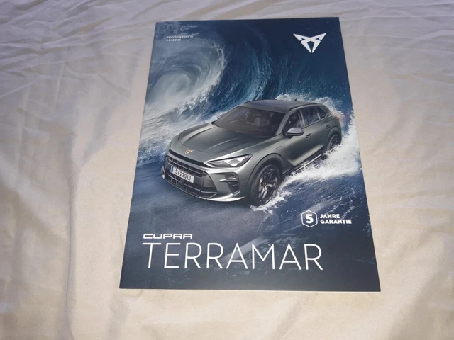 2025 CUPRA TERRAMAR Prospekt Brochure Catalog Catalogue GERMAN 1 / 2025 ...
