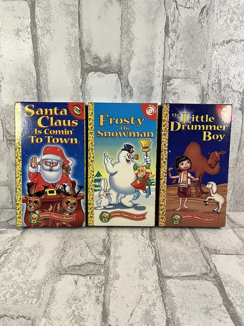 HOLIDAY CLASSICS COLLECTION VHS Frosty The Snowman The Little Drummer ...