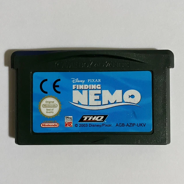 DISNEY PIXAR FINDING Nemo Genuine Nintendo Gameboy Advance GBA Game ...
