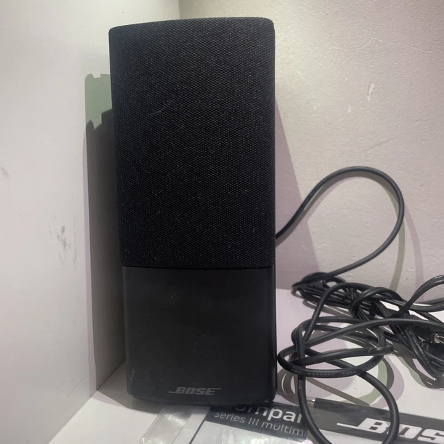 BOSE COMPANION 2 Series III Multimedia Speakers Black - No power supply ...