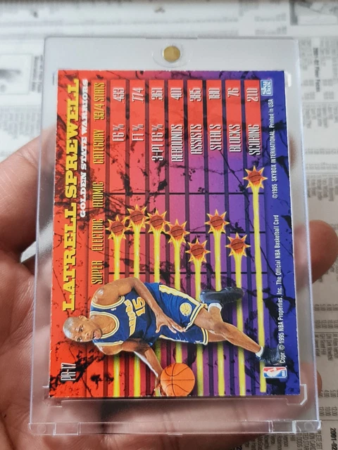 1994-95 NBA HOOPS Latrell Sprewell Power Ratings #PR17 🔥 Golden State ...