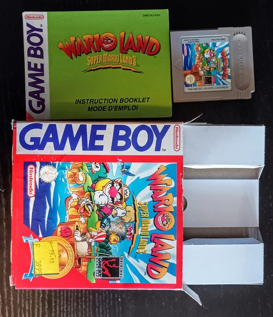 WARIO LAND SUPER Mario Land 3 Nintendo Game Boy Gb Complet Rare Fr Pal ...