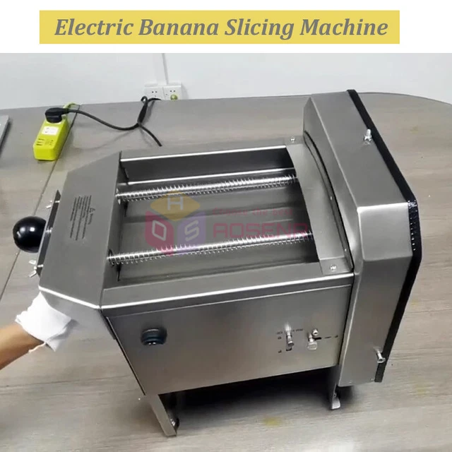 ELECTRIC BANANA SLICING Machine Fruit Vegetables Plantain Slicer ...
